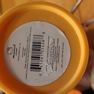 Hello Kitty | Dining | Hello Kitty Orange Tumbler With Straw 26 Oz ...